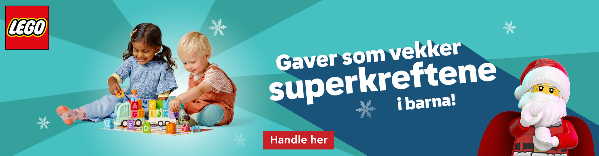 Se ekstra stort sortiment Lego i Lego shop | Extra Leker